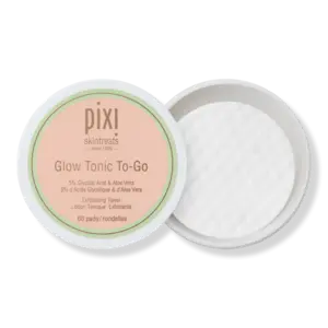 Pixi Glow Tonic To-go 5% Glycolic Acid Exfoliating Toner Pads - One-color
