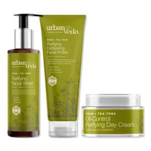 URBAN VEDA Neem & Tea Tree Purifying Skincare Heroes Deep‑clean Detox