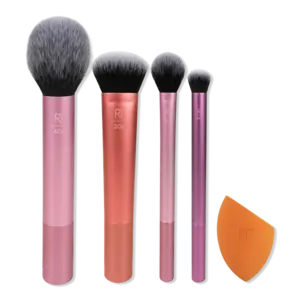 REAL TECHNIQUES Everyday Essentials Makeup Brush & Sponge Set - One-color