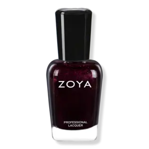 ZOYA Nail Lacquer Jem (red-toned Purple With Gold & Fuschia Flecks)