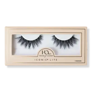 HOUSE OF LASHES Iconic Lite Natural Volume Faux Mink Fibers False Eyelashes - One-color