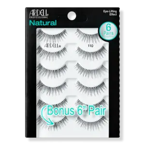 ARDELL Natural #110 Black False Eyelashes Multipack - One-color
