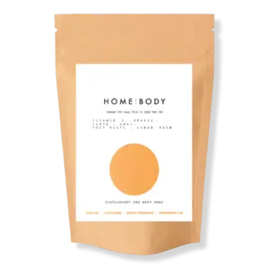 HOMEBODY Orange You Glad This Is Good For You Pearlescent Cbd Bath Bomb Soak - One-color