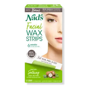 NADS NATURAL Facial Wax Strips - One-color