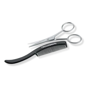 TWEEZERMAN Moustache Scissors With Comb - One-color