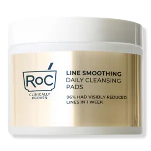 ROC Cleansing Pads, Hypoallergenic Exfoliating Makeup Remover Pads - One-color