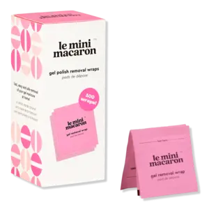 LE MINI MACARON Mess-free Gel Polish Remover Wraps - One-color