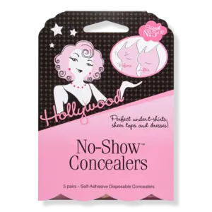 HOLLYWOOD FASHION SECRETS No-show Concealers, Self-adhesive Disposable Nipple Concealers - One-color