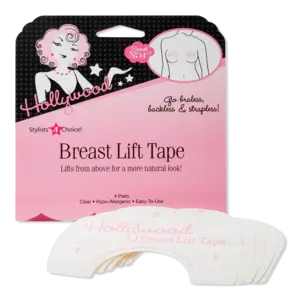 HOLLYWOOD FASHION SECRETS Breast Lift Tape, Clear Hypo-allergenic - One-color