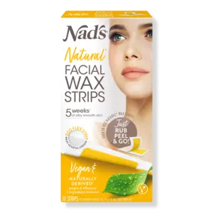 NADS NATURAL Natural Facial Wax Strips - One-color