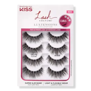 Kiss Lash Couture Luxtensions Collection Volume Full Set Multi-pack