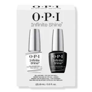 OPI Infinite Shine Long Wear Nail Polish Base Coat & Top Coat Duo - One-color