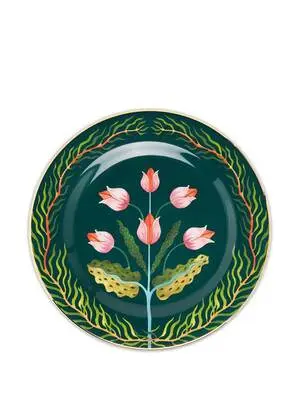 La DoubleJ Tulips Set Of Two Dessert Plates