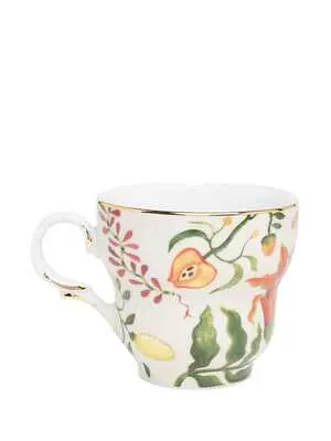 La DoubleJ Big Mama Cup And Saucer - White
