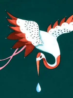 La DoubleJ Egret Set Of Two Dessert Plates