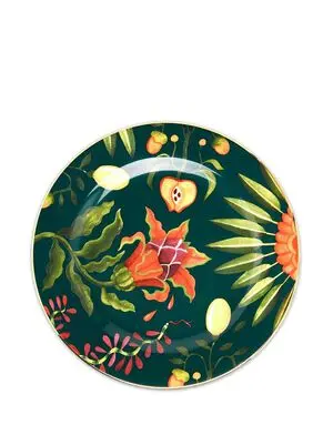 La DoubleJ Dragonfruit-print Set Of Two Dessert Plates
