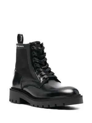 Calvin Klein Leather Combat Boots