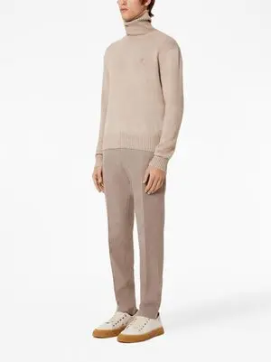 AMI Paris De Coeur Cashmere Jumper - Neutrals