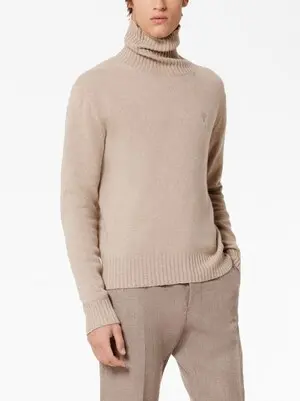 AMI Paris De Coeur Cashmere Jumper - Neutrals