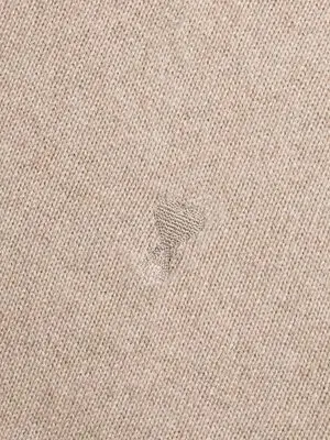AMI Paris De Coeur Cashmere Jumper - Neutrals