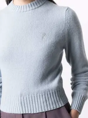 AMI Paris De Coeur Cashmere Sweater - Blue