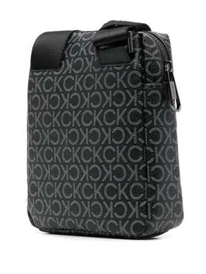 Calvin Klein Monogram Reporter Messenger Bag