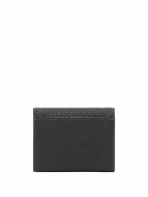 Burberry Monogram Grained Leather Wallet