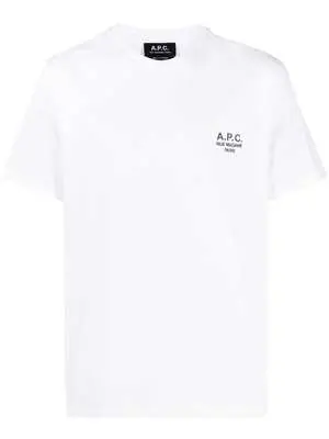 A.p.c. Logo-print Cotton T-shirt - White