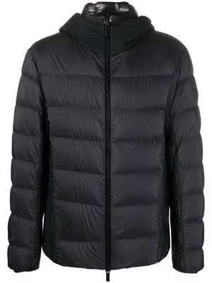 Moncler Hooded Goose Down Jacket - Black
