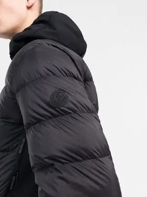 Moncler Hooded Goose Down Jacket - Black