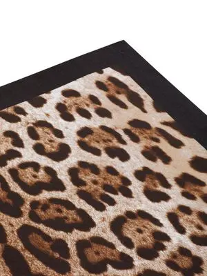 Dolce & Gabbana Set Of Two Linen Napkins - Brown
