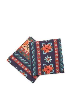 La DoubleJ Strisce Set Of Two Large Napkins