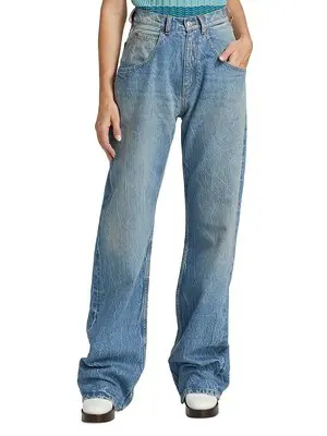Victoria Beckham Mia High-rise Wide Leg Jeans Size