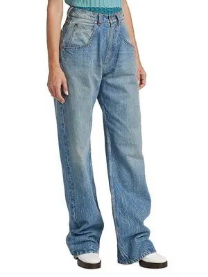 Victoria Beckham Mia High-rise Wide Leg Jeans Size