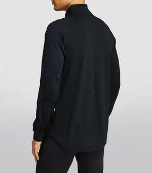 On Climate Zip-up Long-sleeve T-shirt - Black