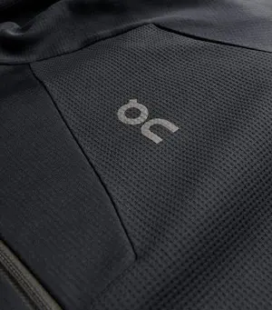 On Climate Zip-up Long-sleeve T-shirt - Black