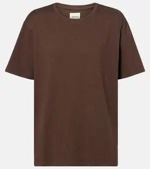 Khaite Mae Cotton Jersey T-shirt - Brown