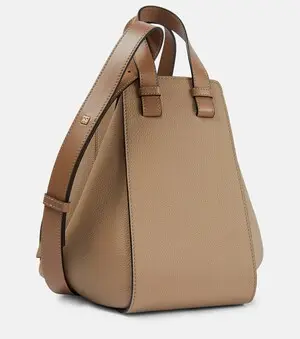 Loewe Hammock Small Leather Shoulder Bag - Beige