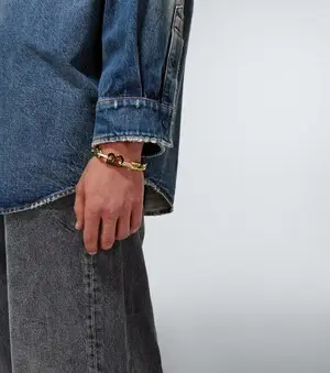 Balenciaga B Chainlink Bracelet - Gold