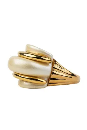 KENNETH JAY LANE Double Ribbed Ring