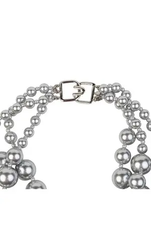 KENNETH JAY LANE Pearl Cluster Necklace
