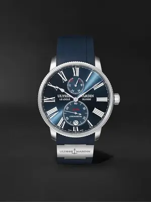 ULYSSE NARDIN Marine Torpilleur Automatic 42mm Watch - Blue