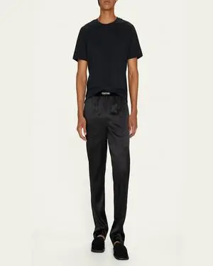 TOM FORD Silk Logo Pajama Pants