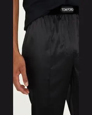 TOM FORD Silk Logo Pajama Pants