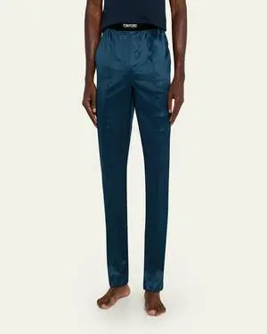 TOM FORD Silk Logo Pajama Pants