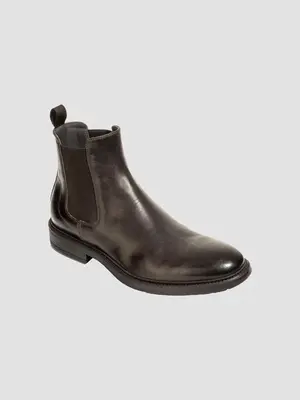 To Boot New York Largo Leather Chelsea Boots - Moro