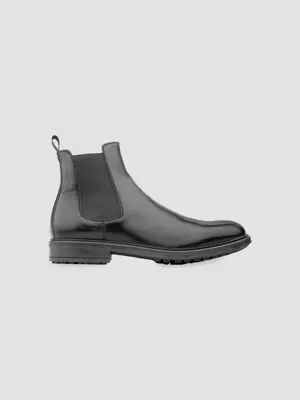To Boot New York Largo Leather Chelsea Boots - Nero