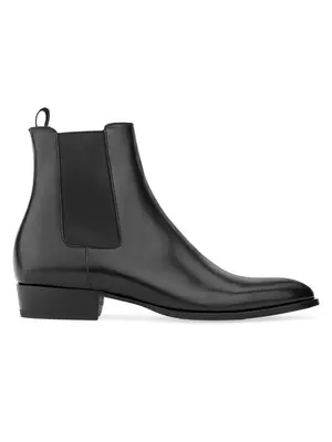 To Boot New York Myles Leather Chelsea Boots - Nero