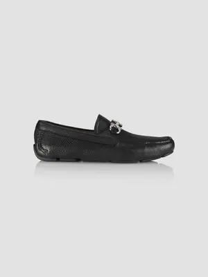 FERRAGAMO Parigi New Driver Loafers Nero