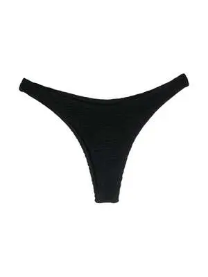 Bond Eye Bound Seersucker Bikini Bottom - Black